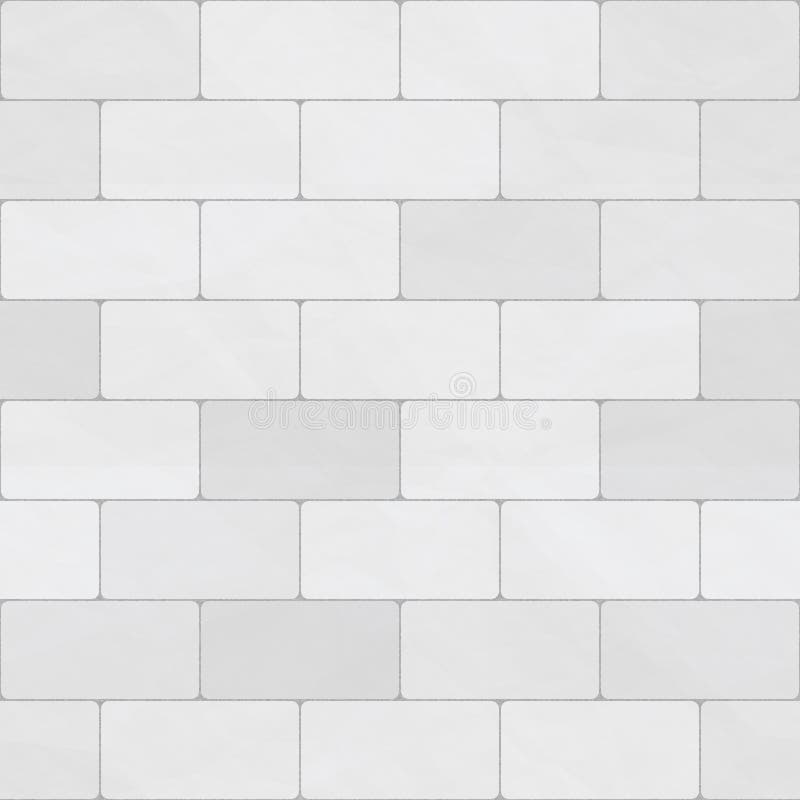 Brick Drawing. White Brick Wall Seamless Background- Texture Pattern ...