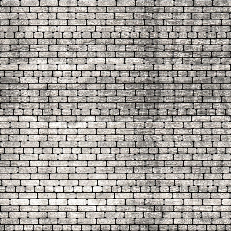 Art Brick Drawing. White and Grey Brick Wall Seamless Background ...