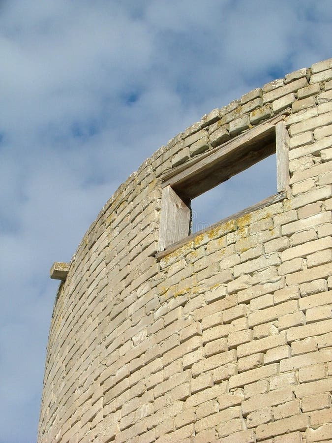 Brick edifice stock photo. Image of side, ruins, window - 137292