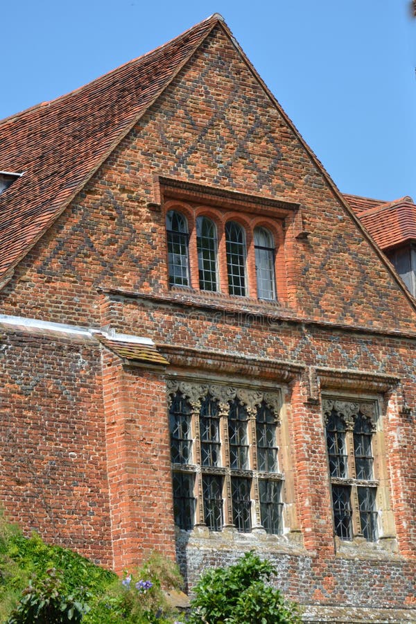 Brick elizabethan home stock image. Image of style, tourism - 32504345