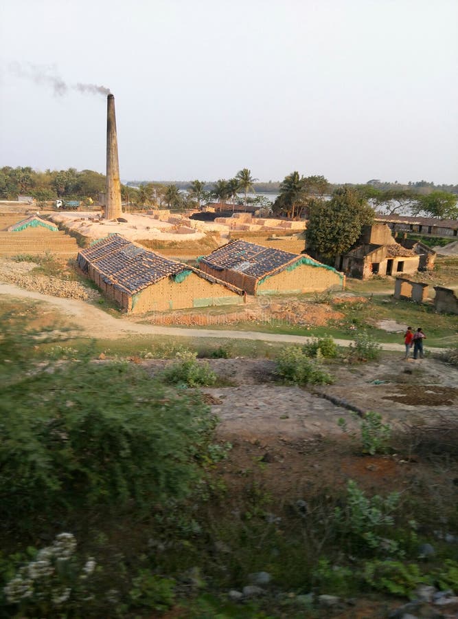 A Brick Field stock photo. Image of running, bricks, converts - 52343920