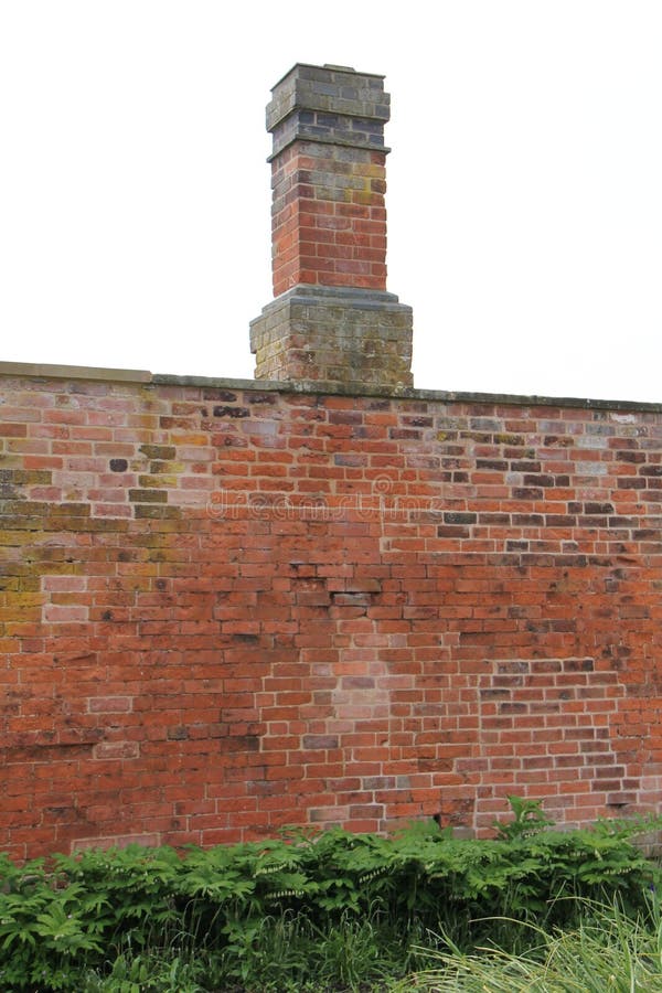 Brick Fire Chimney. stock image. Image of stack, tower - 339975685