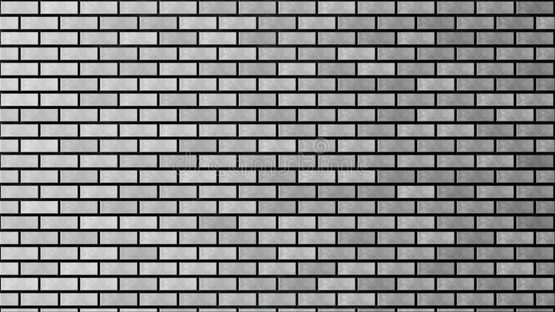 Brick Flat Wall. Smooth Brickwork. Brick Texture Stock Illustration ...