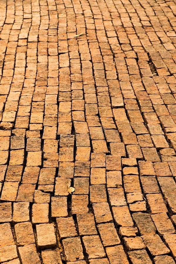 Brick Footpath Floor Background Tile Stock Photo - Image of granite ...