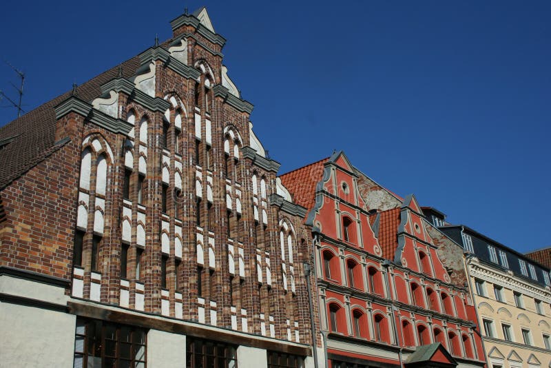 Red brick gothic cathedral stock image. Image of historic - 57601185