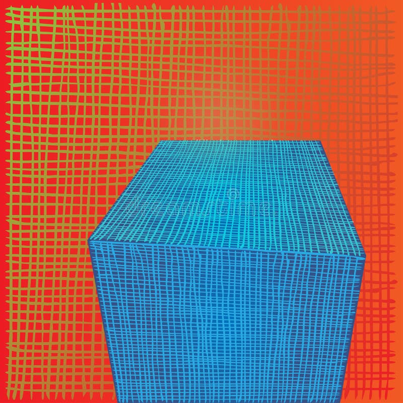 Brick Grid Abstract Composition Stock Vector - Illustration of ...