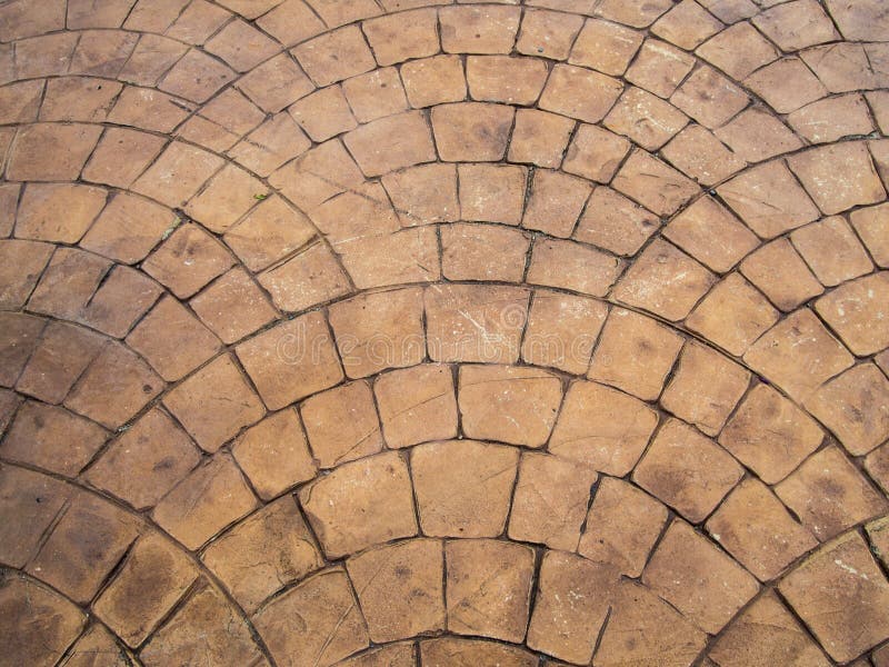 Brick ground in the park stock photo. Image of cobble - 95510488