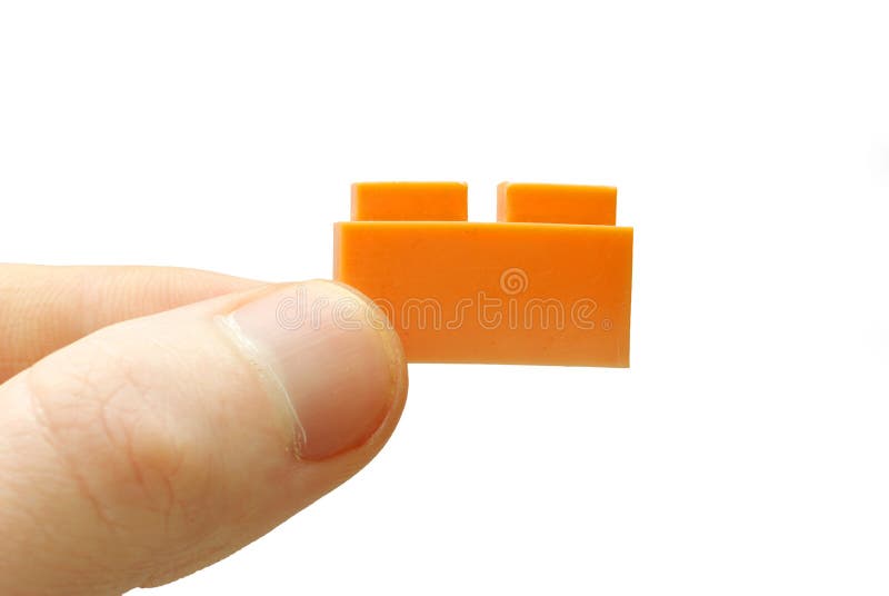 Brick in hand stock photo. Image of holding, hardness - 8042362