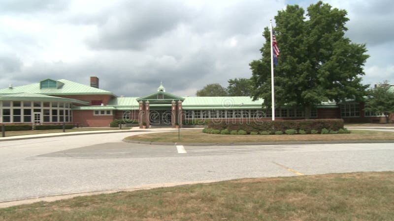 Brick High School (3 of 3) stock video. Video of education - 64474691