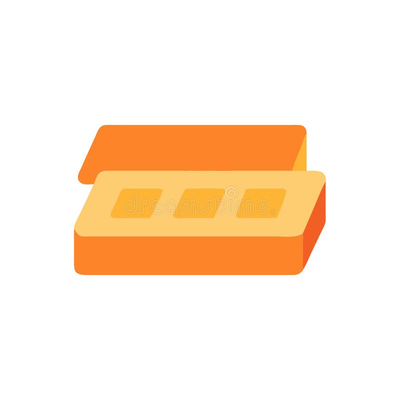 Brick Icon for Building Projects Stock Illustration - Illustration of ...