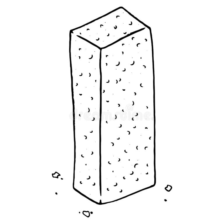 Brick Icon. Vector Illustration of Brick Building. Hand Drawn Single ...