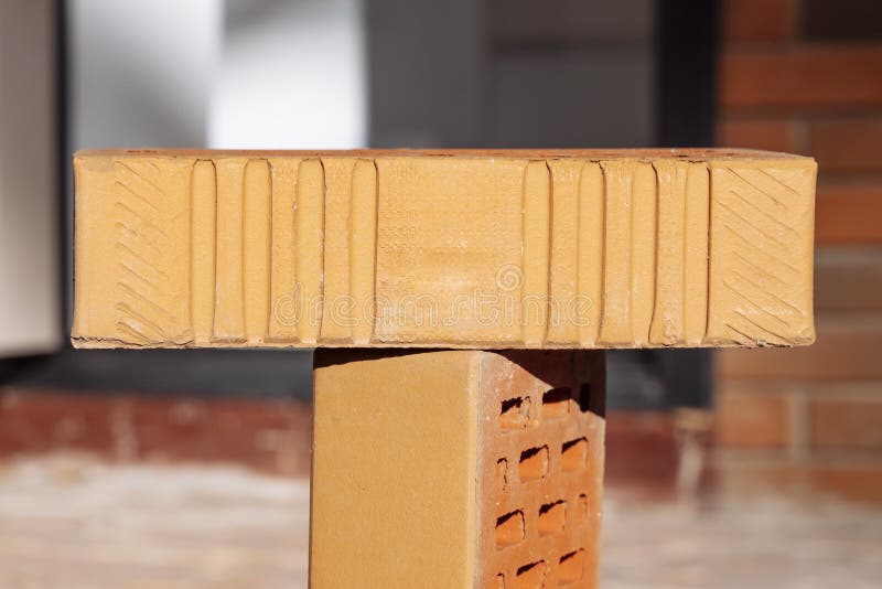 Brick, Industrial Elements. Construction Stock Image - Image of solid ...