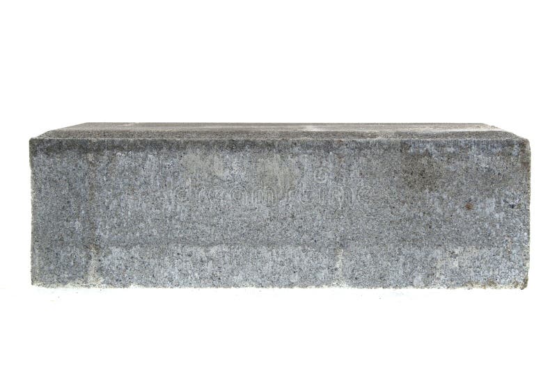 239 Single Grey Brick Isolated White Background Stock Photos - Free ...