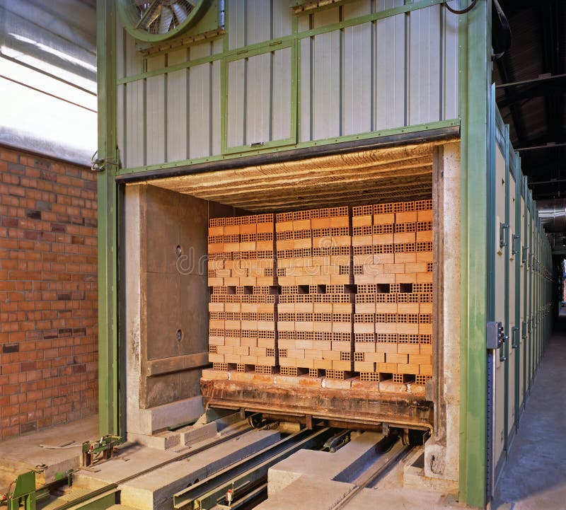 Brick Kiln.Brick Making Process Stock Photo - Image of clove, bricks ...