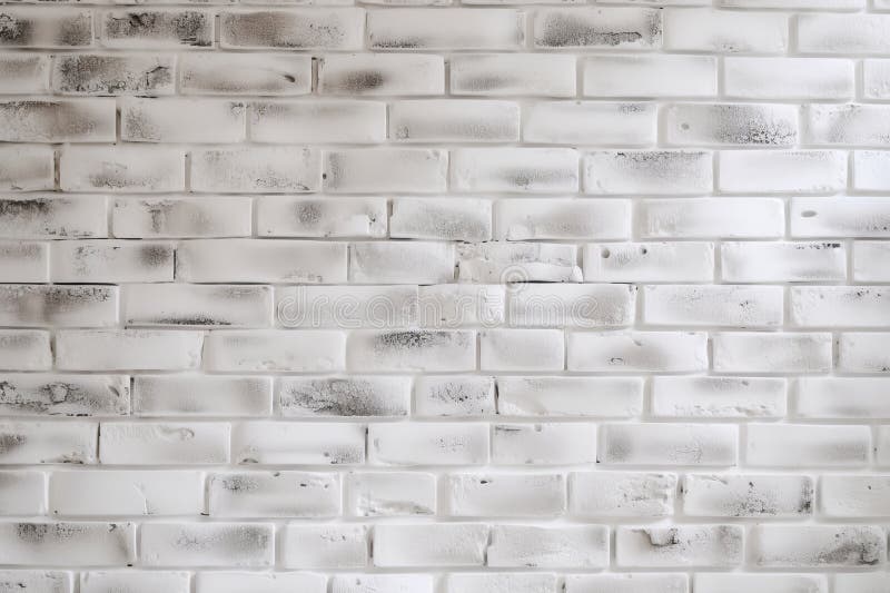 Brick in Light White Color Background Generative AI Stock Illustration ...