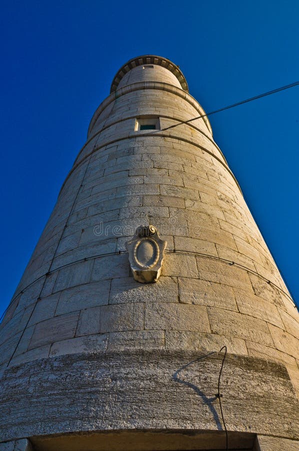 Old Brick Lighthouse stock image. Image of colourful - 17547911