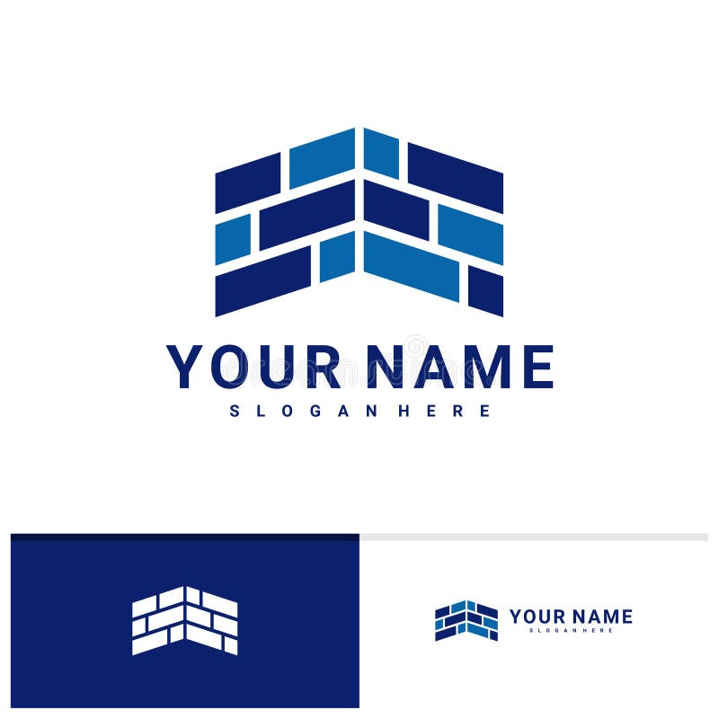 Brick Logo Design Vector Template, Creative Brick Logo Design Concepts ...