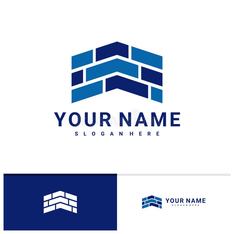 Brick Logo Design Vector Template, Creative Brick Logo Design Concepts ...