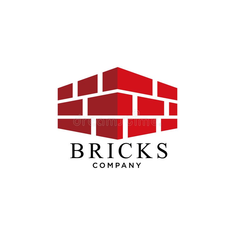 Brick Logo Icon Vector Illustration Design Stock Vector - Illustration ...
