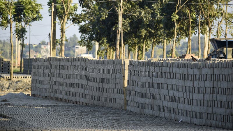 Brick Making in Brick Factories Stock Image - Image of clay, factory ...