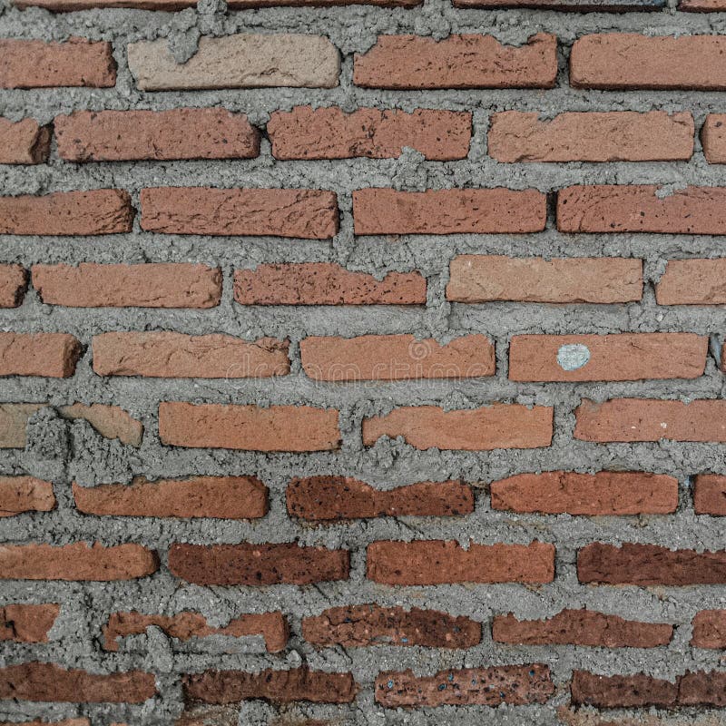 Brick Masonry Structure in the Wall Stock Image - Image of structure ...
