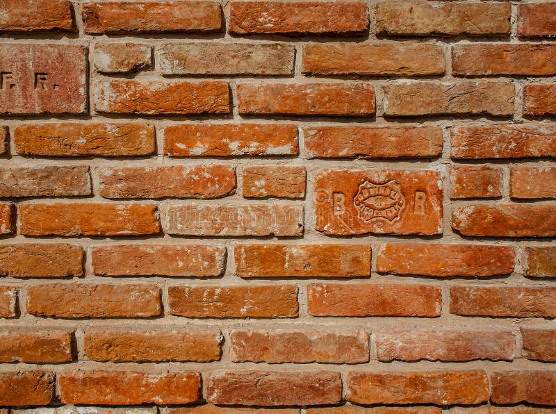 Brick Masonry Surface, Assorted Shapes with an Interesting Pattern of ...