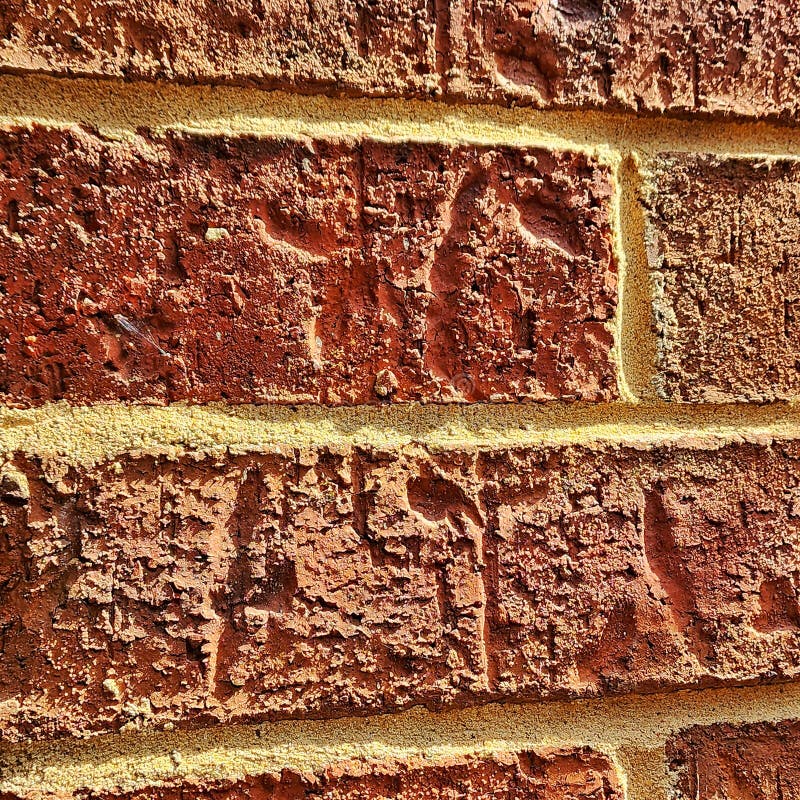 Brick and Mortar Wall Texture Pattern Stock Photo - Image of mortar ...