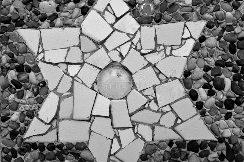 Brick Mosaic Texture with Irregular Shapes Stock Image - Image of ...