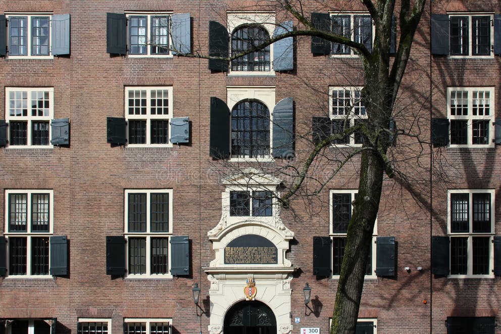 Brick Palace (?) - Amsterdam - Netherlands Stock Photo - Image of ...