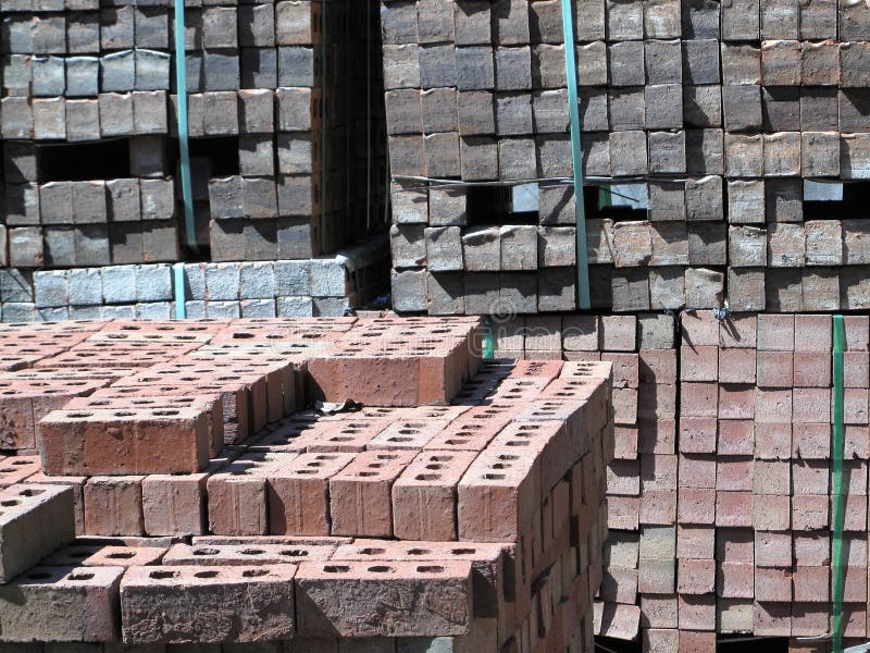 Baked Clay Brick Broken stock photo. Image of hardened - 15001672