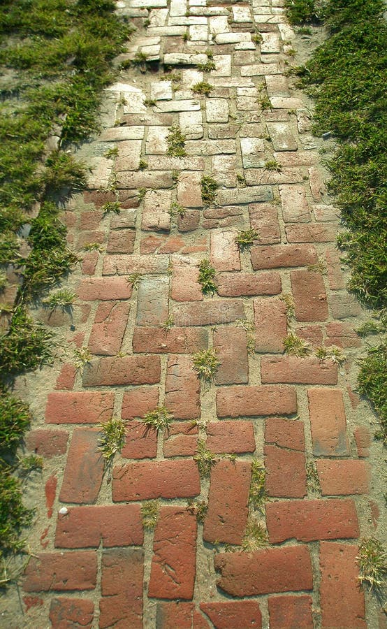 Brick path stock image. Image of details, exploration - 3191261
