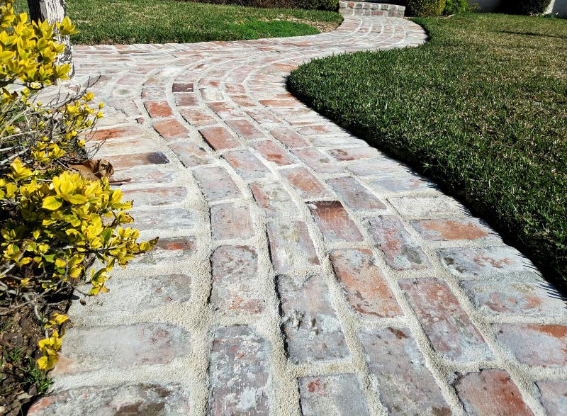 Brick path stock photo. Image of bricks, meditation, manmade - 90518070