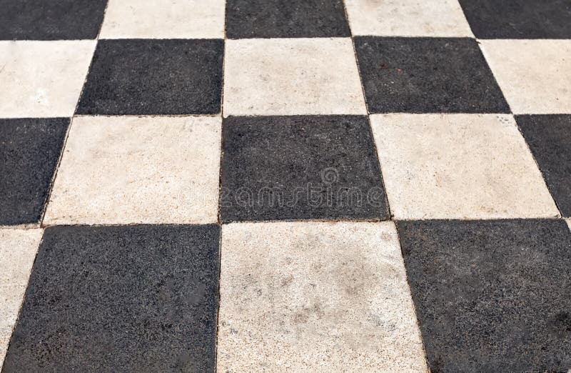 Brick Pathway Colorful Checkered in the Park Stock Image - Image of ...