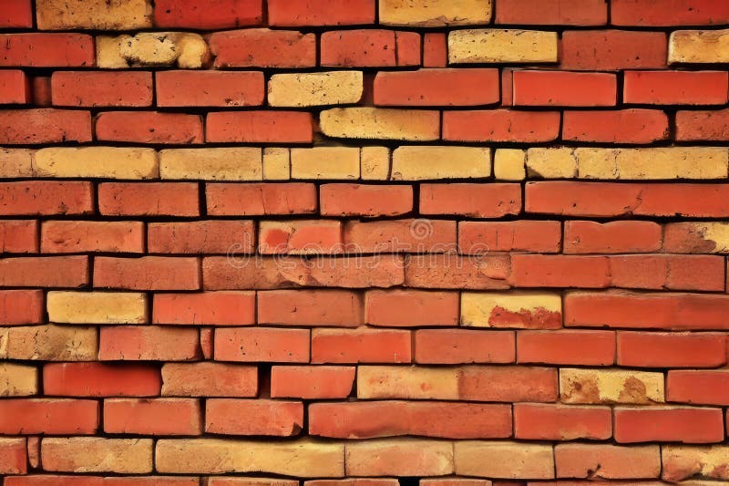 Brick Pattern Close Up of a Brick Wall with a Repeating Pattern Stock ...