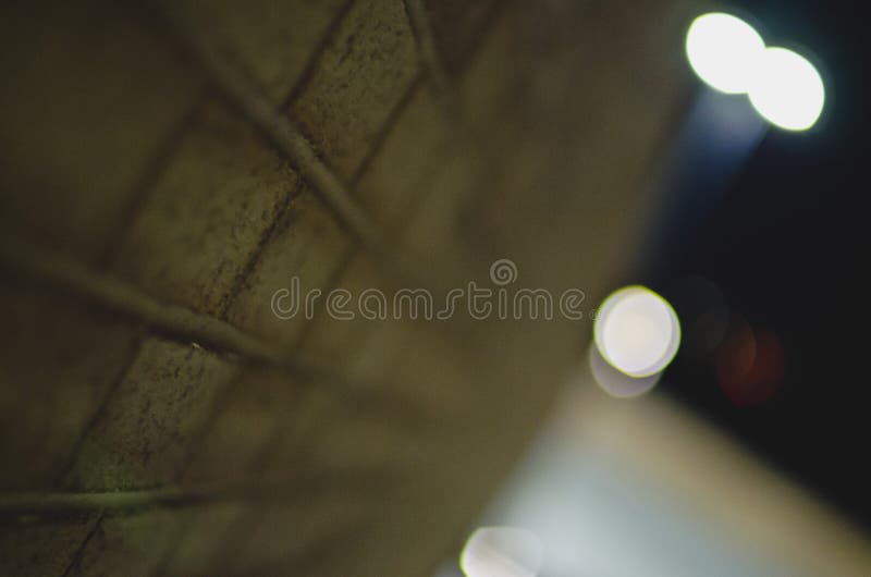 The Brick Pattern on the Dim City Wall Stock Image - Image of city ...