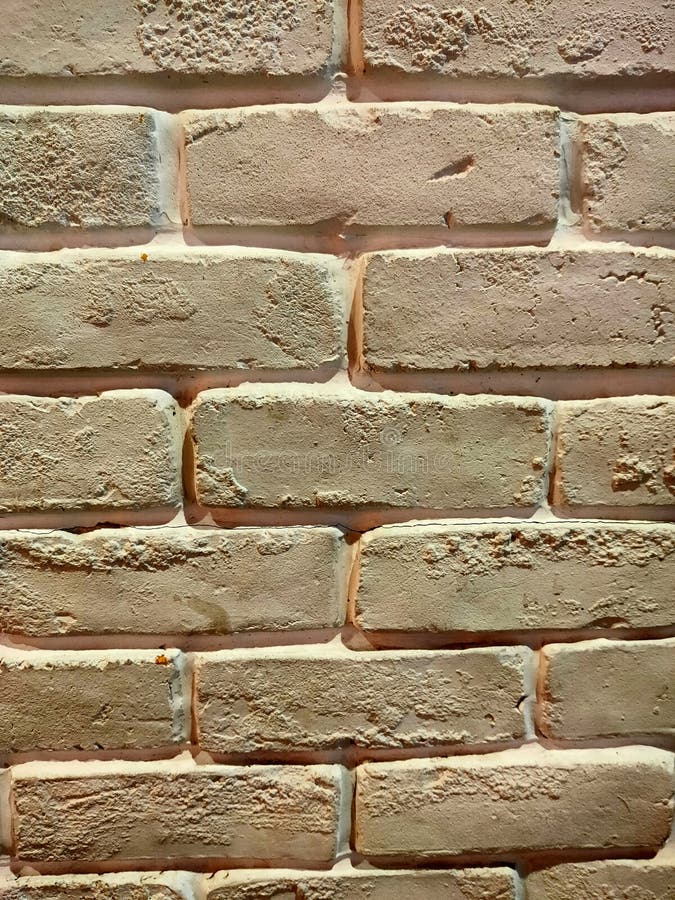 Brick Pattern on the Wall that is Made Like Using Real Bricks To Make ...