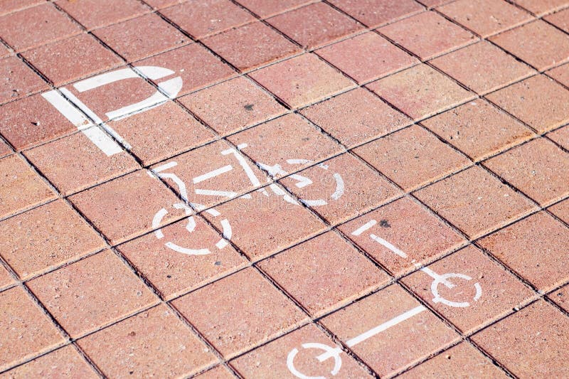 A Brick Pavement Featuring the Word Handicap Clearly Written on it ...