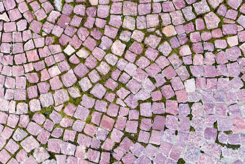 Brick Pavement Tile, Top View. Texture As Background. Stock Image ...