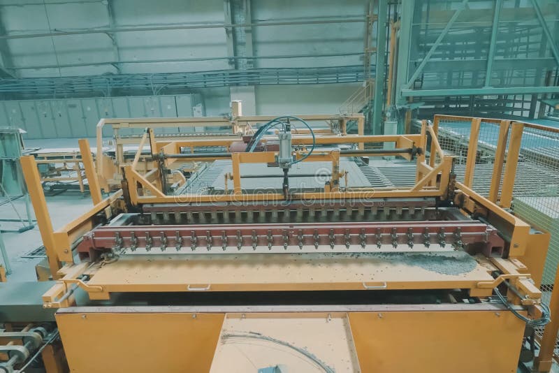 Brick Production, Hollow Ceramic Bricks Factory Stock Image - Image of ...