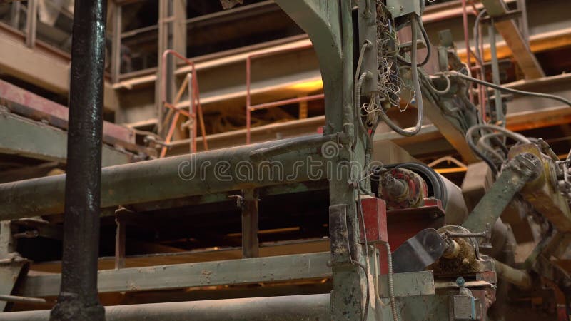 Brick Production. View of Conveyor Machine Stock Video - Video of ...
