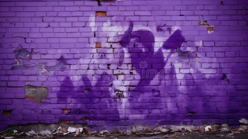 Brick question mark purple stock illustration. Illustration of viewer ...