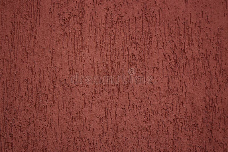 Brick Red Plaster Textured Wall. Stock Image - Image of color, surface ...