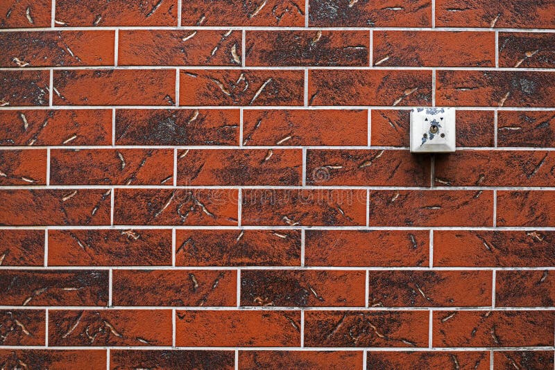 Brick Red Stylish Finish for Home Interior Stock Image - Image of ...