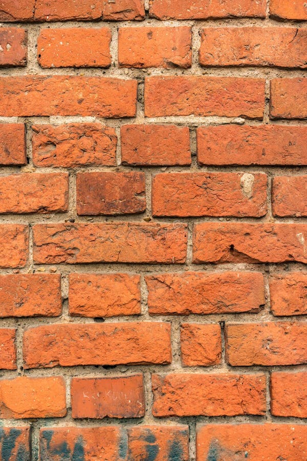 Brick Red Wall Texture. Background of a Old Brick House Stock Image - Image of destroyed, dirt ...
