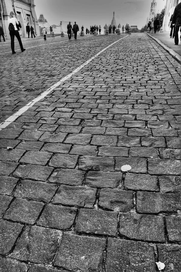 Brick road stock photo. Image of pavement, pattern, city - 1036030