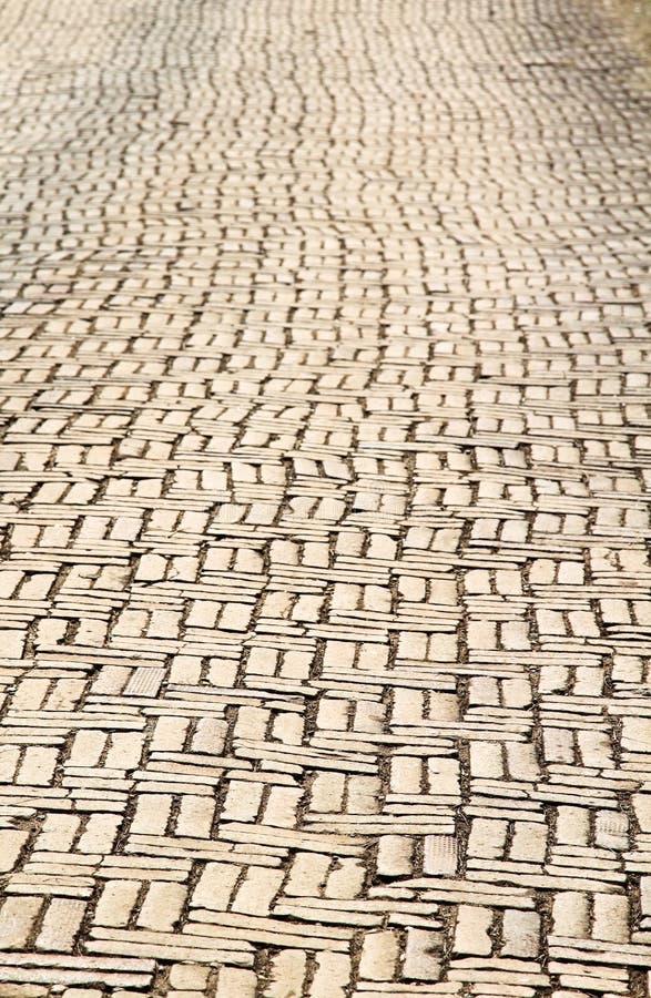 Brick road stock image. Image of town, construction, pavement - 72352779