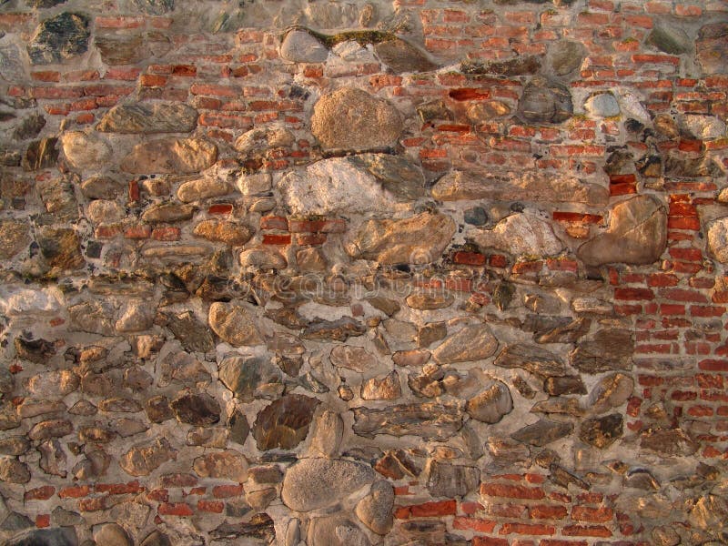 Brick and Rock texture stock image. Image of orange, dirty - 73531