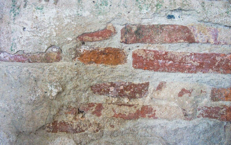 Brick, Ruins, Grey Color Pattern, Concept for Background Texture Stock ...