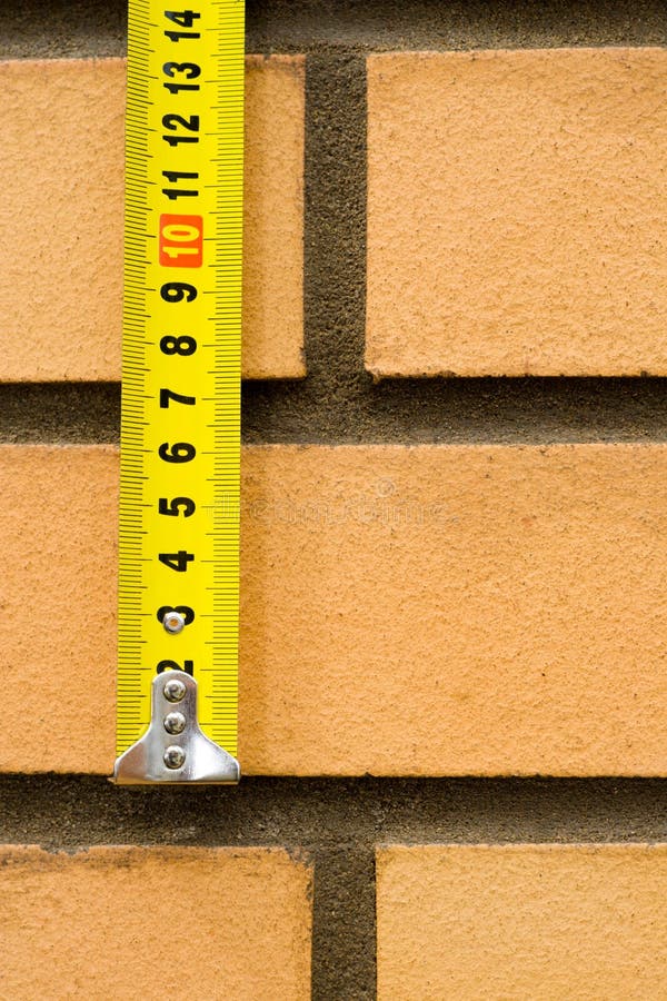 Brick and ruler stock photo. Image of choices, building - 2885046