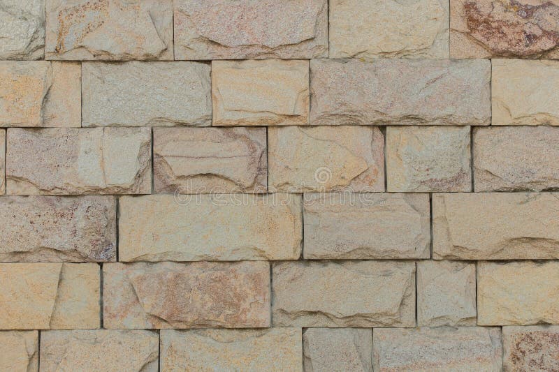 Brick Sand Retro Color Stone Wall Masonry Texture Background Rough ...